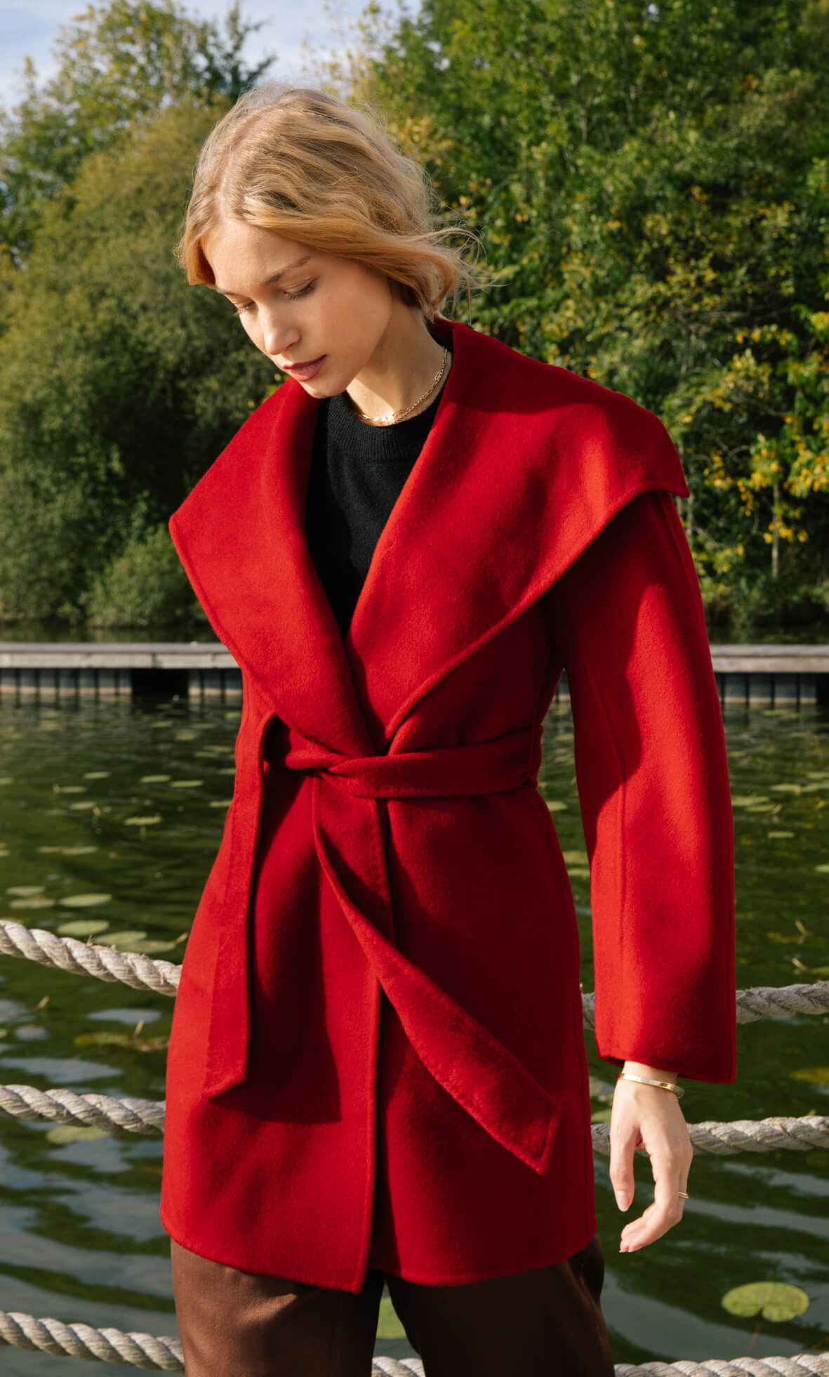 Alba Cashmere Coat | Ravella