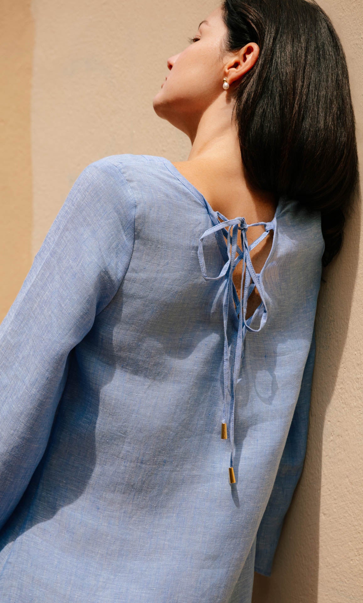 Portofino Linen Dress - Made in Italy | 100% Linen Tunic Dress – Ravella