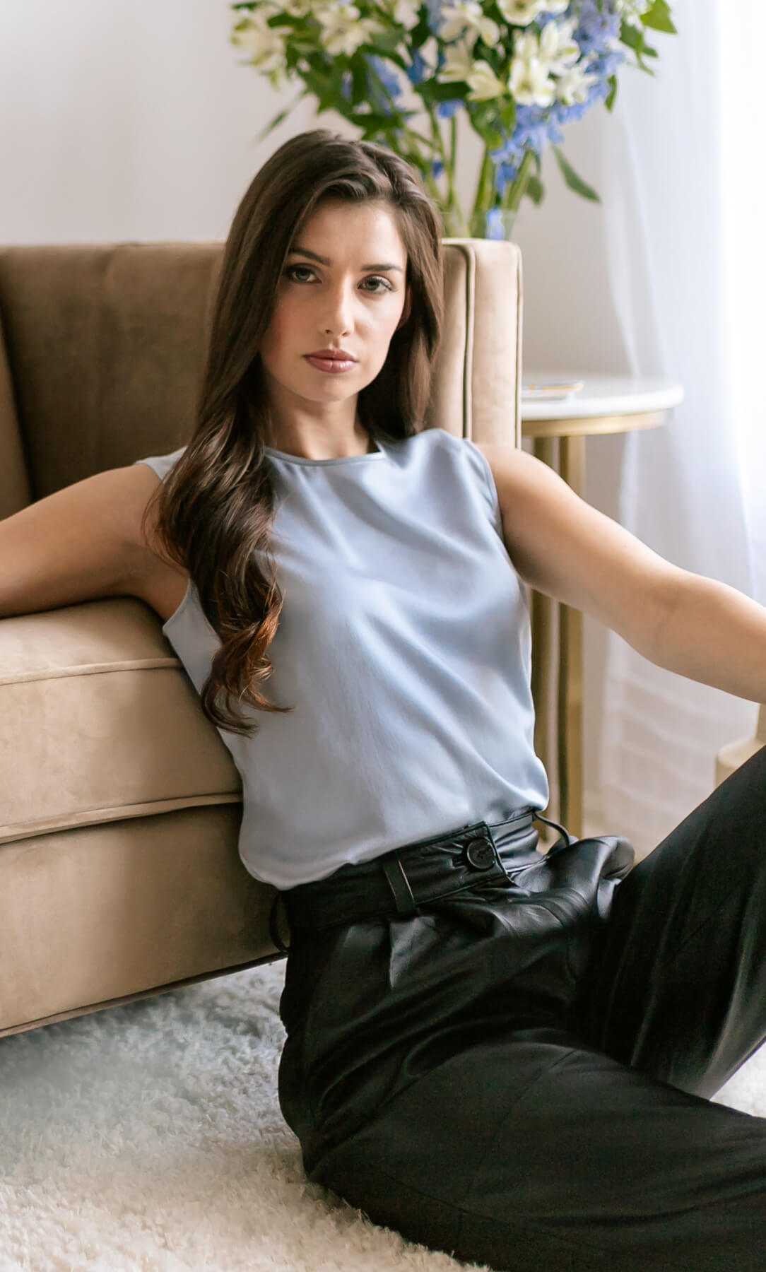 Giada Silk Shell Tank – 100% Silk Tank | Ravella Luxury Silkwear